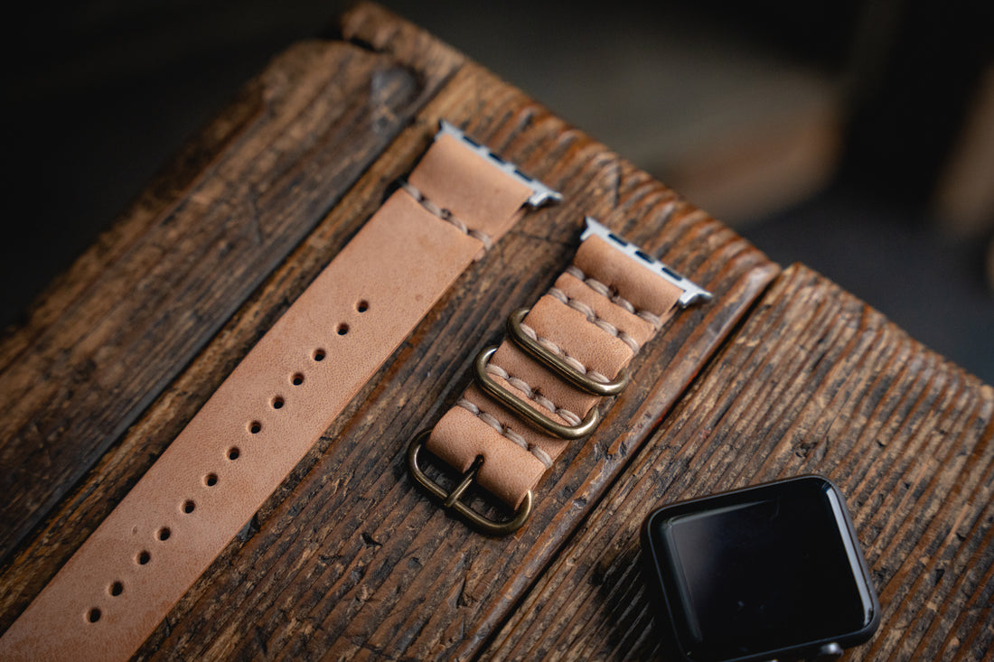 Leather Watch Strap USA Handmade Durable Straps – Craft and Lore