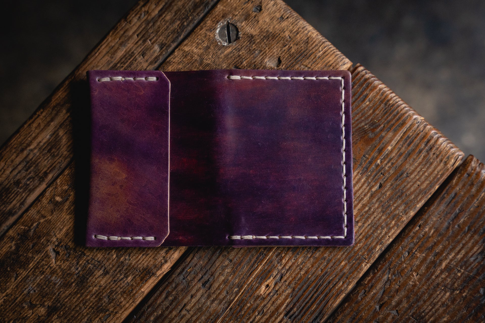 Insider Wallet in Horween Shell Cordovan handmade handstitched leather ...