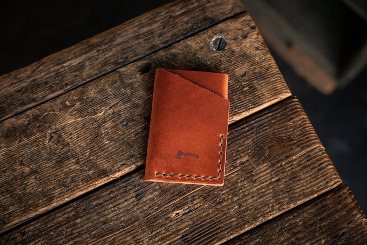 Twobit Wallet, minimal leather card wallet handmade quality USA made ...