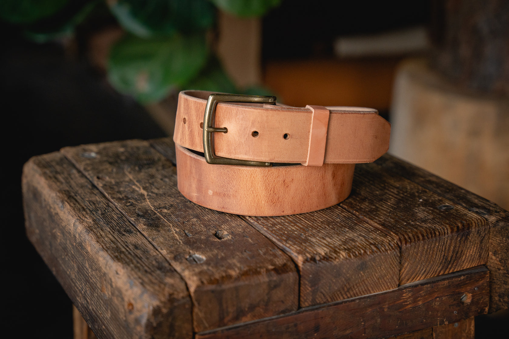 Thick Sturdy Leather Belts, Handmade in the USA at Craft and Lore