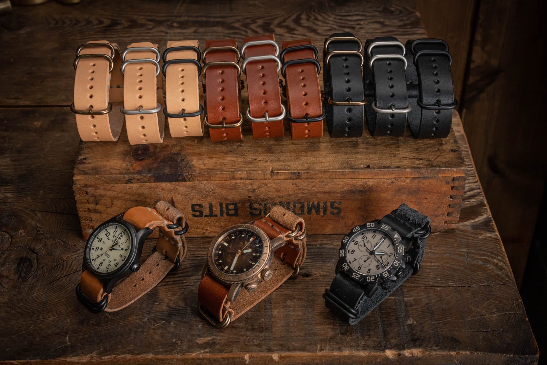 NATO Watch Strap Handmade Leather Durable Straps – Craft and Lore