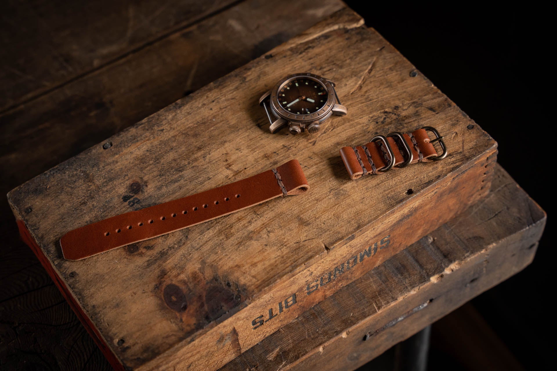 Leather Watch Strap USA Handmade Durable Straps – Craft and Lore