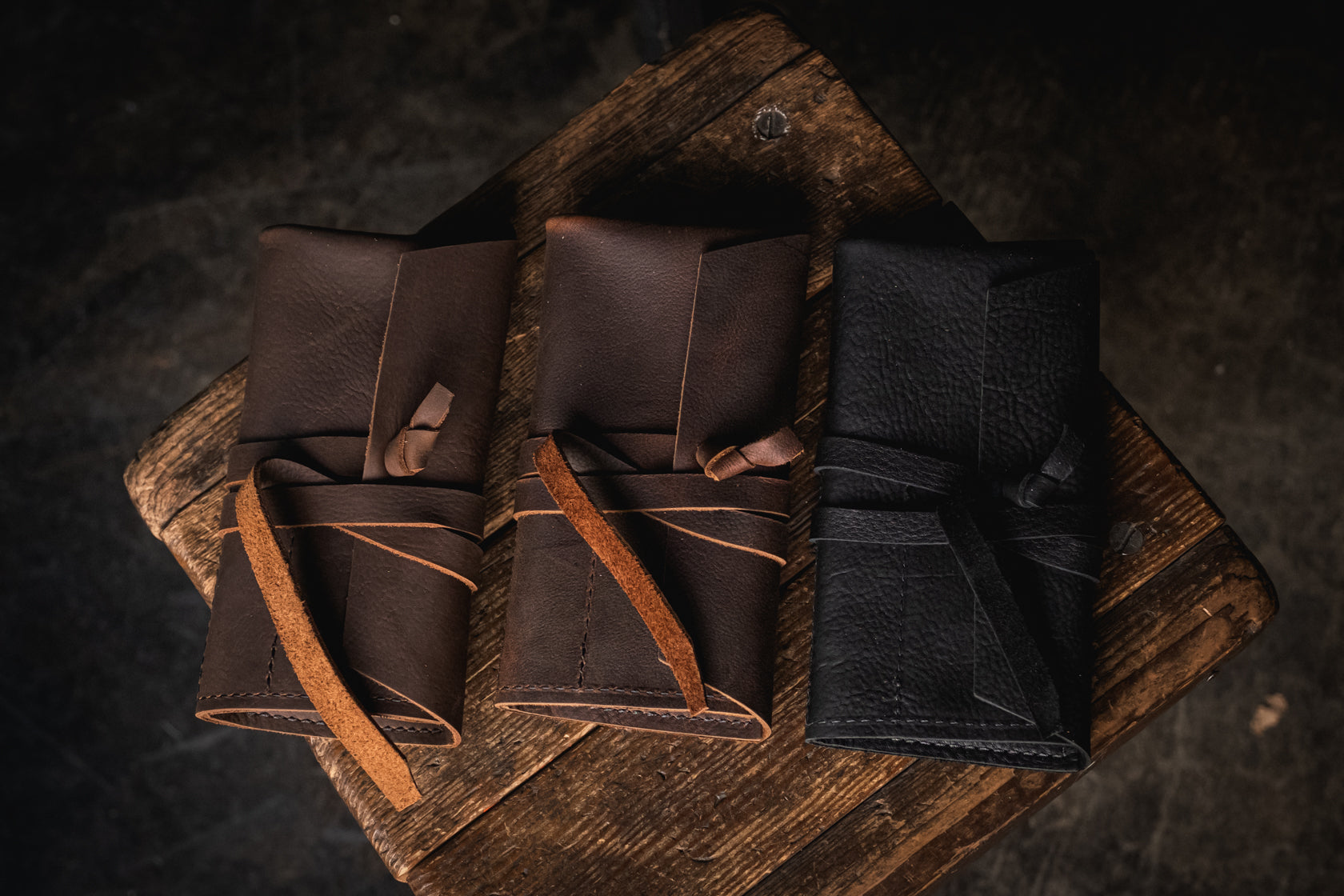 Rustic Leather Pipe Roll for Tobacco Smoking – Craft and Lore