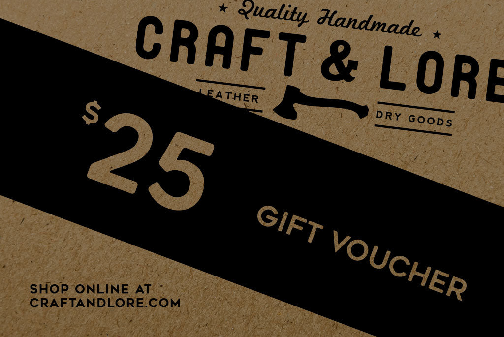 Gift Card Voucher for handmade leather wallets, belts bags and more ...
