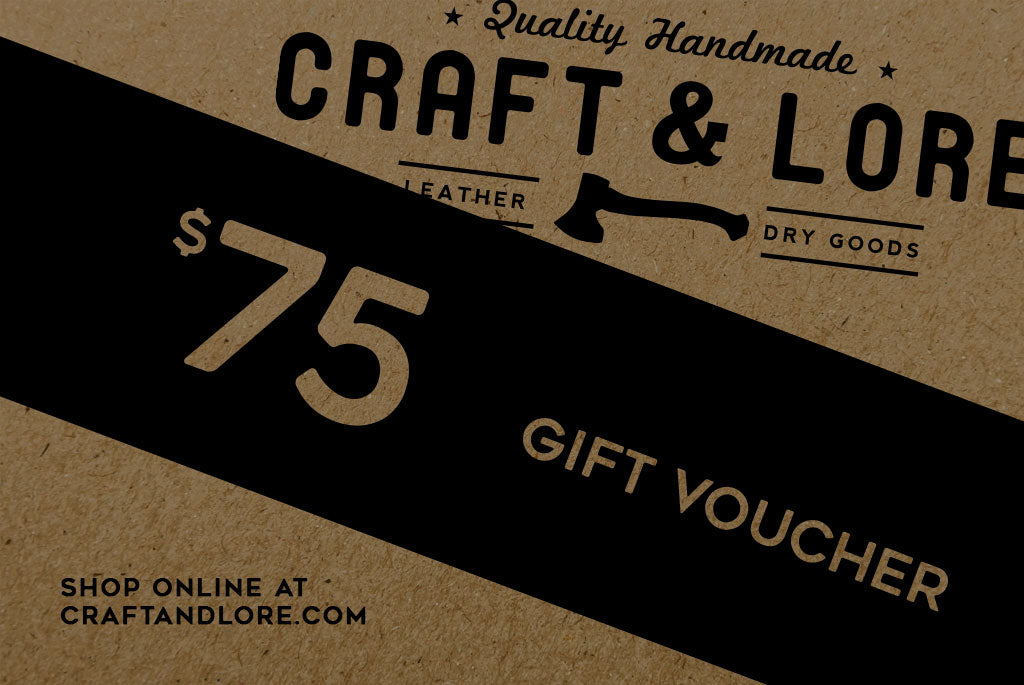 Gift Card Voucher for handmade leather wallets, belts bags and more ...