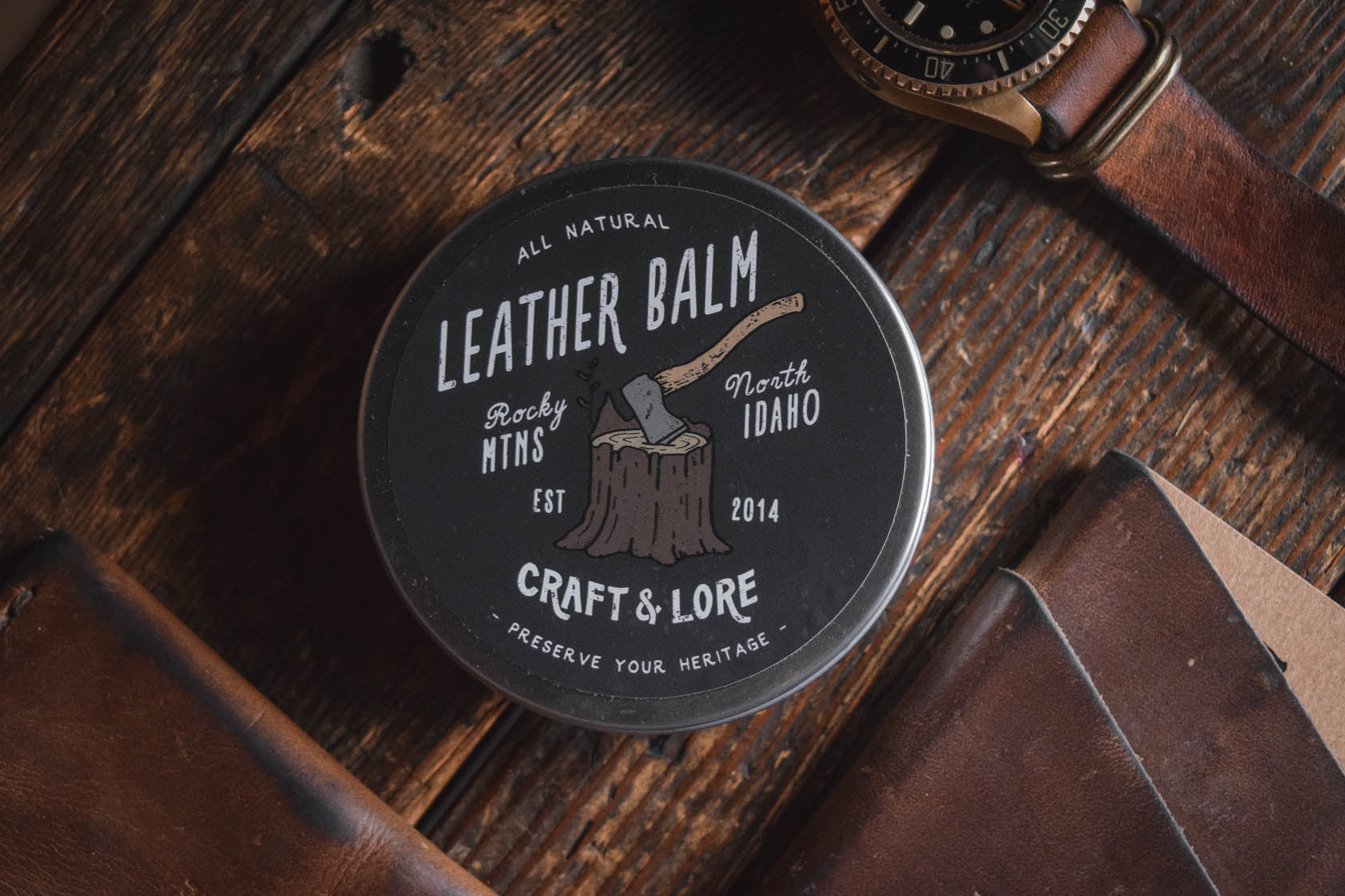 Leather Balm, All Natural Leather Wax and Oil Conditioner – Craft and Lore
