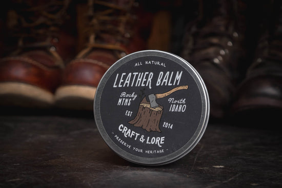 Leather Balm, All Natural Leather Wax and Oil Conditioner – Craft and Lore