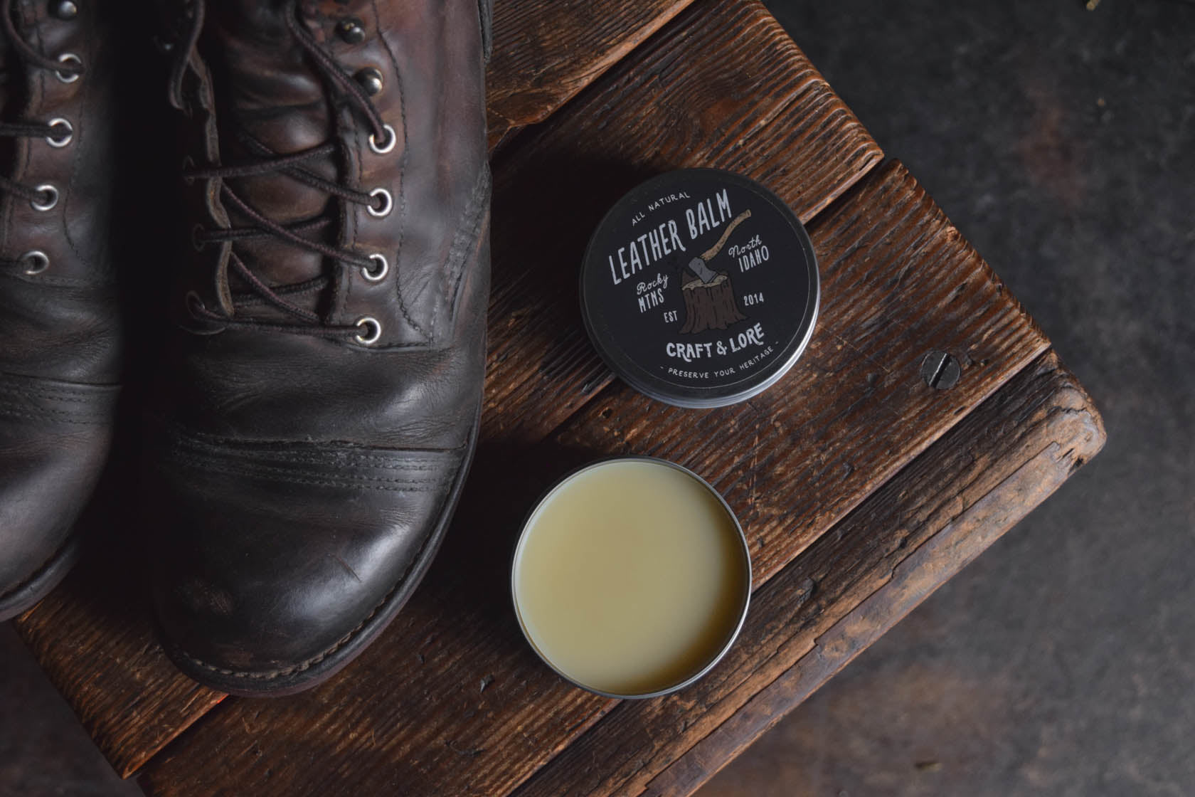 Leather Balm, All Natural Leather Wax and Oil Conditioner – Craft and Lore