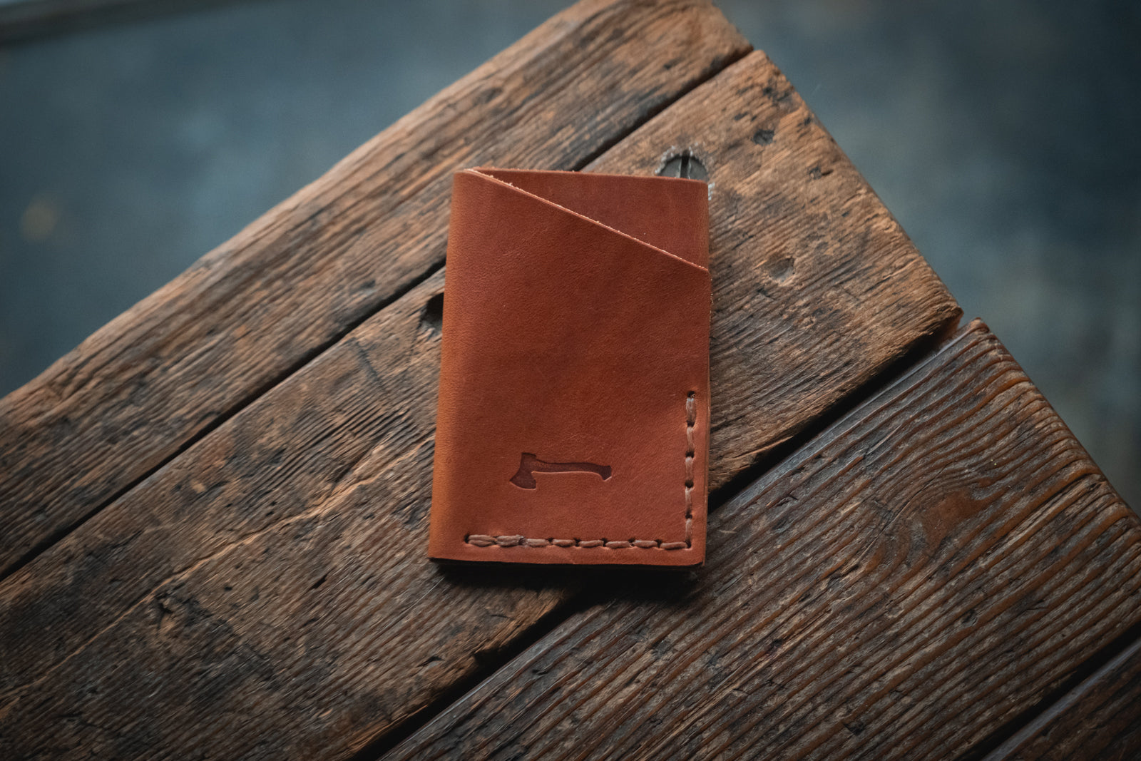 Twobit Wallet, minimal leather card wallet handmade quality USA made ...